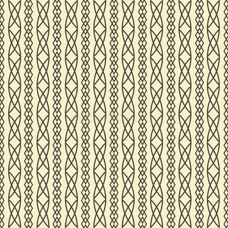 Seamless Geometric Pattern Weave Braids Stock Vector - Illustration of ...