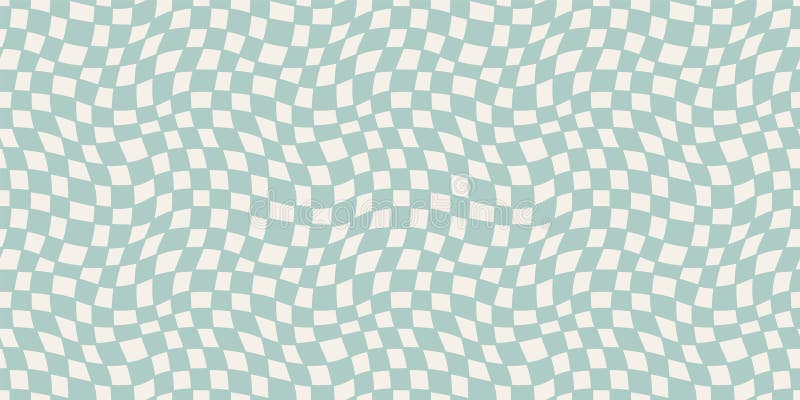 Seamless Geometric Pattern with Woven and Distorted Checkers Stock ...
