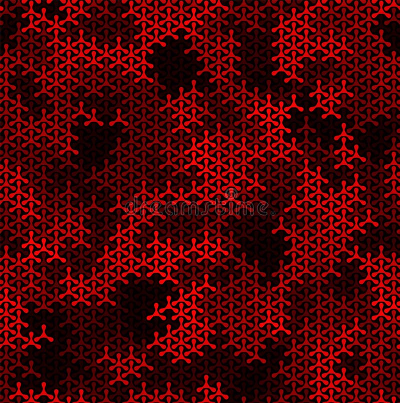 Seamless Geometric Ruby Triangles on Black Background Vector Pattern ...