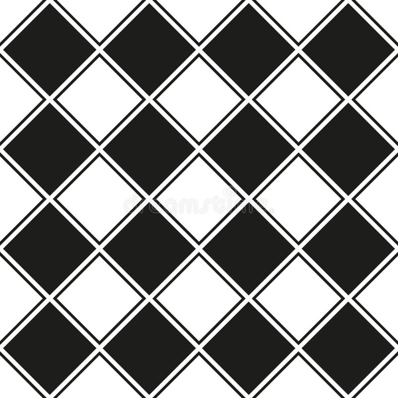 Seamless Geometric Square Pattern Background Stock Illustration ...