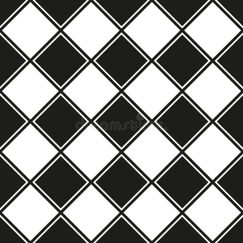 Seamless Geometric Square Pattern Background Stock Illustration ...