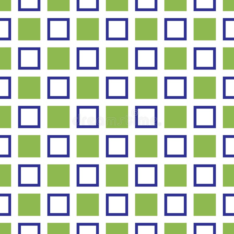 Seamless Geometric Square Pattern Background Stock Illustration ...