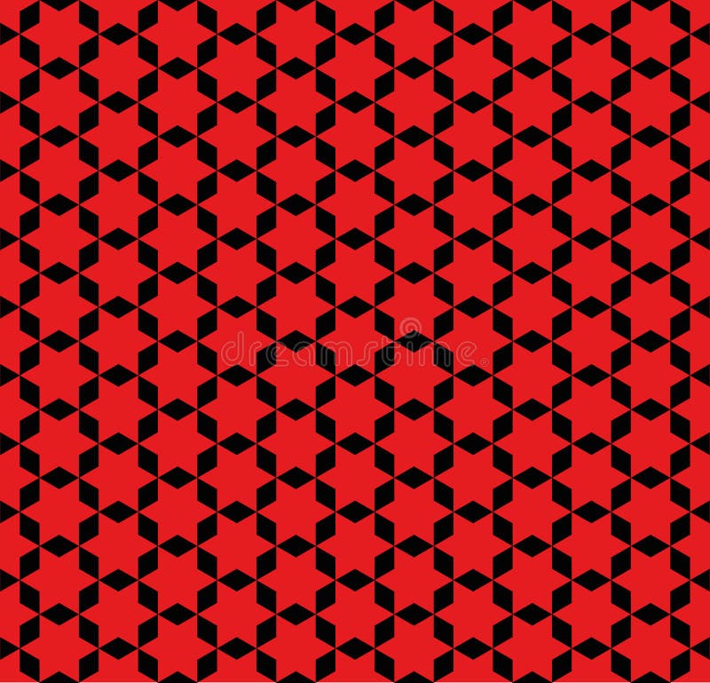 Seamless Geometric Star Pattern Texture Background Stock Vector ...