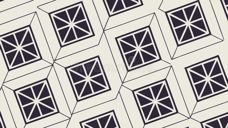 Seamless Geometric Star and Square Tile Pattern Vector Design ...