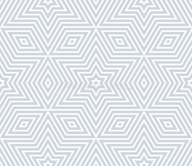 Seamless Geometric Stars and Diamonds Pattern. Stock Vector ...