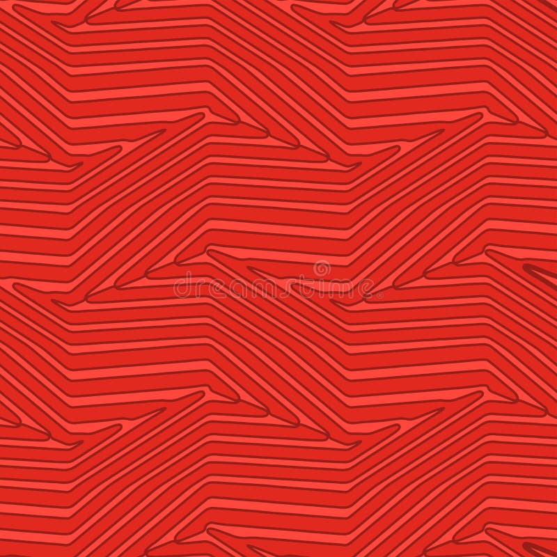 Seamless Geometric Stripes Decorative Texture Pattern Vector ...
