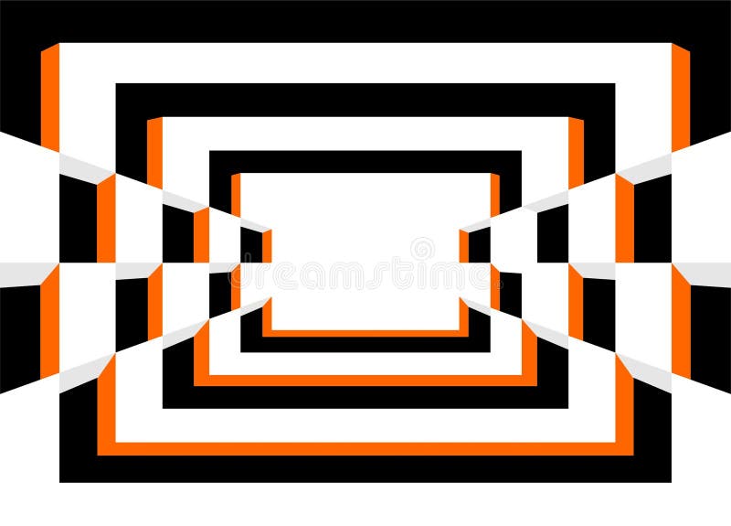 Vector Optical Illusion Graphic Design Stock Vector - Illustration of ...