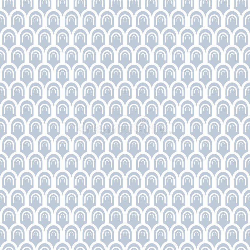 Seamless Geometric Texture. Arches Pattern Stock Vector - Illustration ...