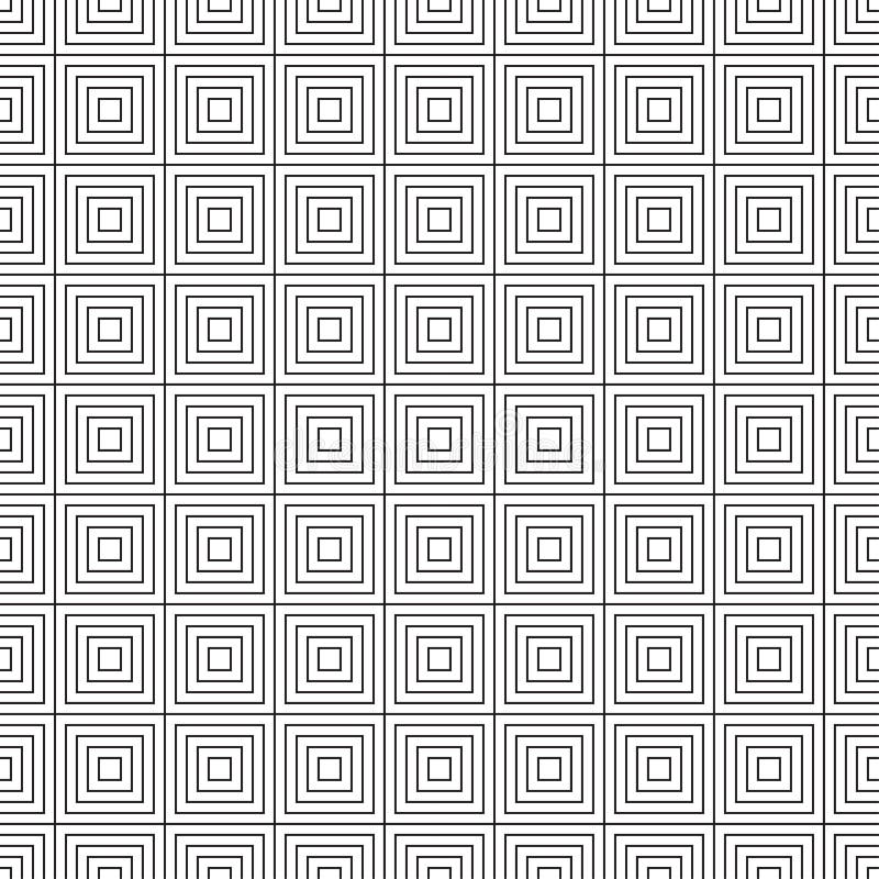 Seamless Geometric Tile Linear Pattern with Hatched Squares. Minimalist ...