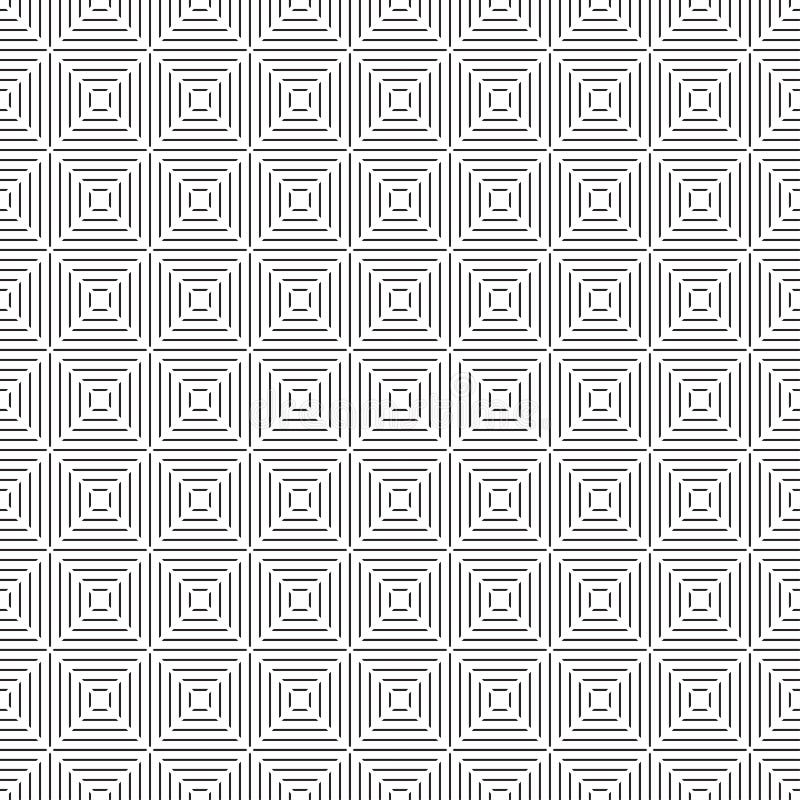 Seamless Geometric Tile Linear Pattern with Hatched Squares. Minimalist ...