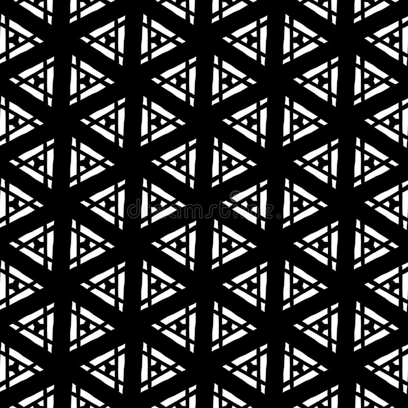 Seamless Geometric Triangle Pattern in Islamic Style. Repeating Linear ...