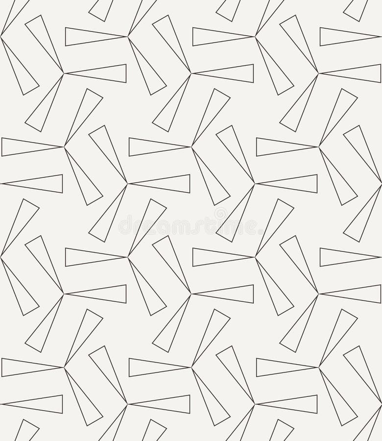 Seamless Geometric Triangle Pattern. Stock Vector - Illustration of ...