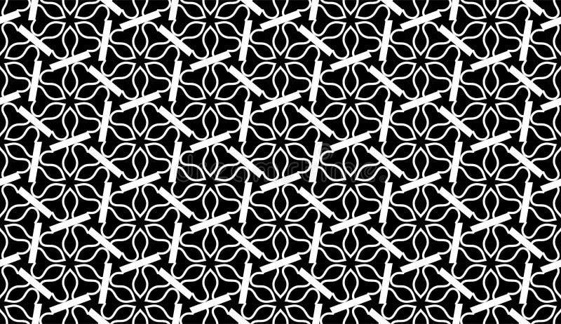 Seamless Vector Background, Simple Black and White Stripes Vector ...