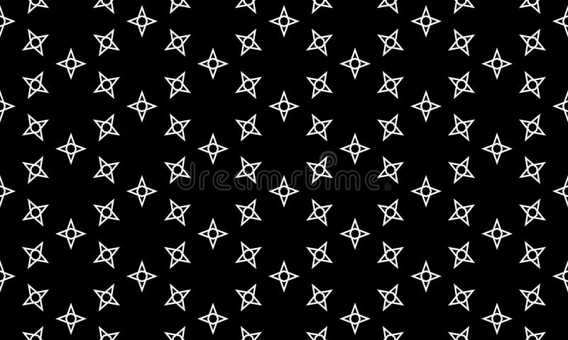 Seamless Geometric Vector Background, Simple Black and White Stripes ...