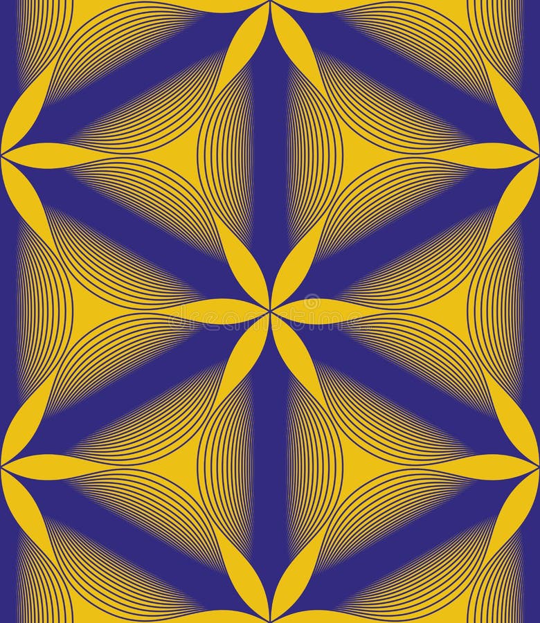 Seamless Geometric Vintage Background, Floral Lined Seamless Pat Stock ...