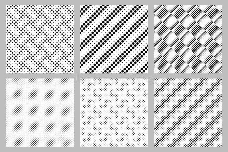 Seamless Geometrical Abstract Dot Pattern Background Design Set Stock ... Seamless Geometrical Abstract Dot Pattern Background Design Set Stock ...