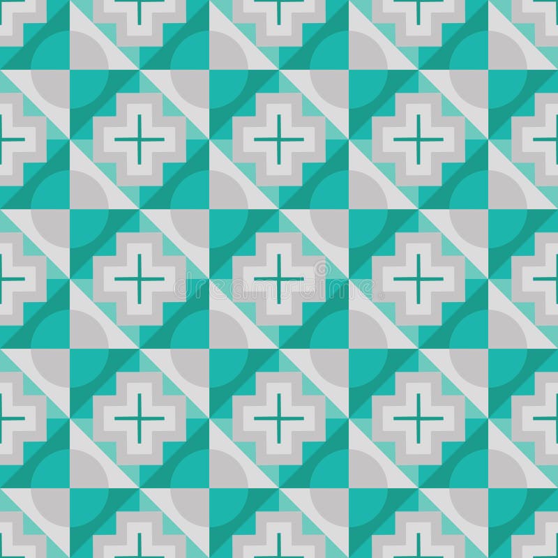 Seamless Geometrical Pattern. Stock Illustration - Illustration of ...