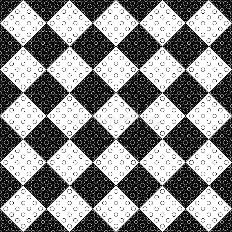 Black and White Geometrical Ring Pattern Background Design Stock Vector ...