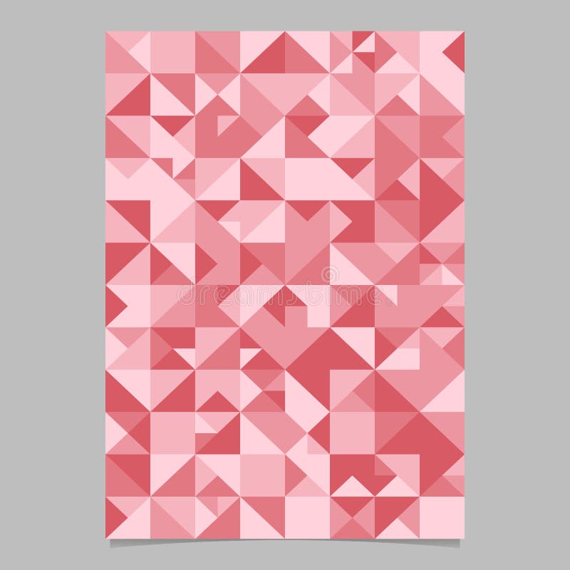 Abstract Geometrical Seamless Triangle Mosaic Page Background Template