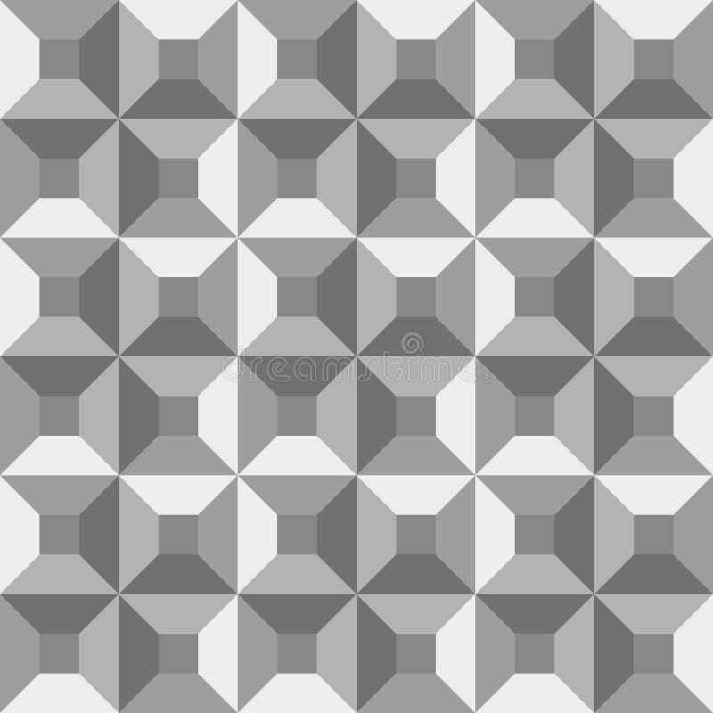 Seamless geometrisk modell vektor illustrationer. Illustration av ...