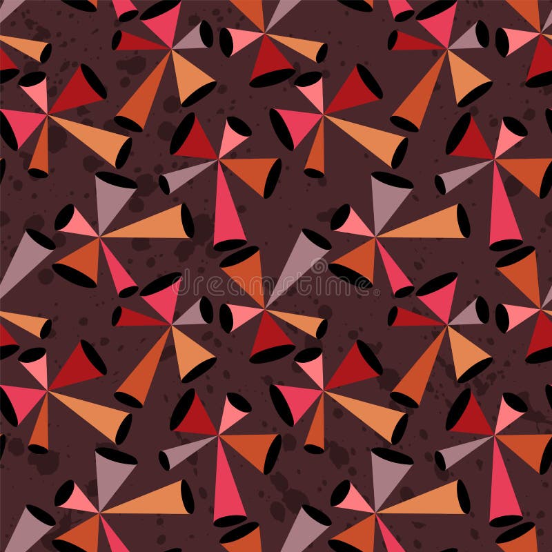 Seamless Geometry Abstract Cute Pattern Stock Vector - Illustration of ...