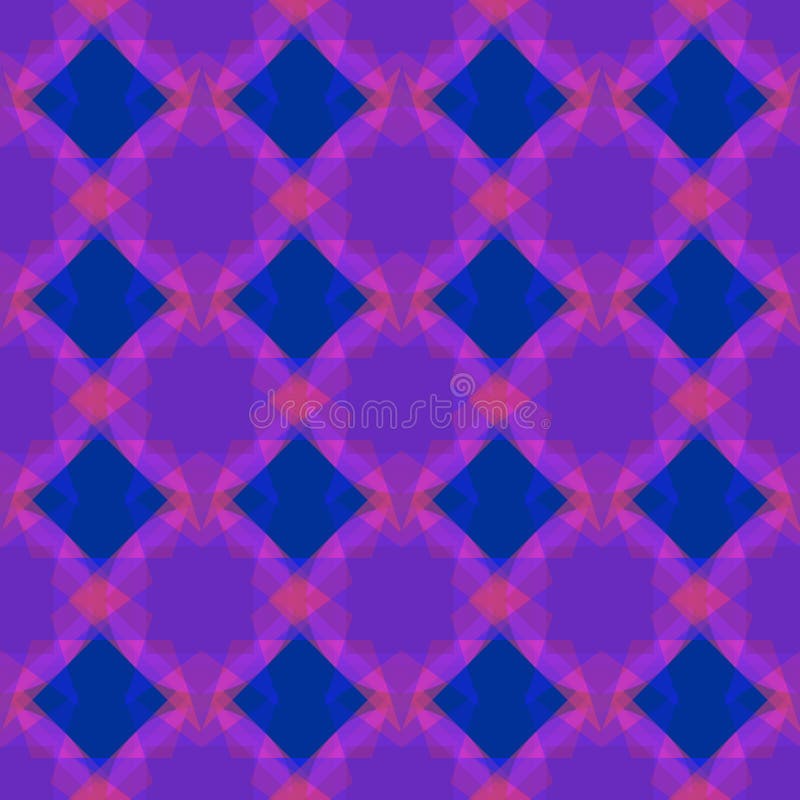 Seamless Geometry Pattern. in Blue, Pink and Violet Colors Stock ...
