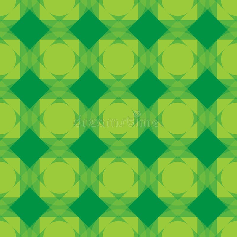 Seamless Geometry Pattern. in Green Colors Stock Illustration ...