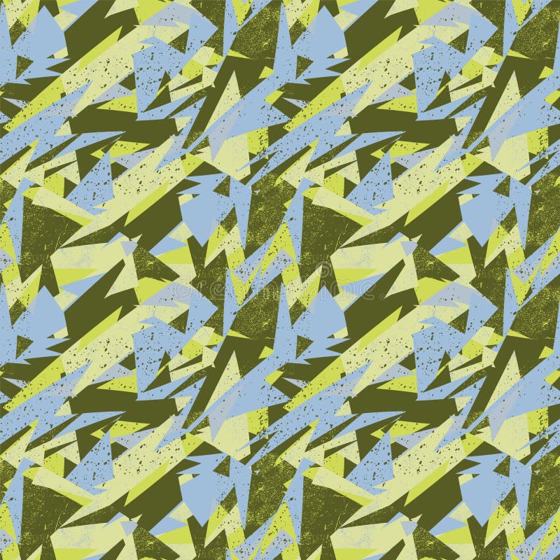 Seamless Geometry Urban Pattern with Triangular Elements and Grunge ...