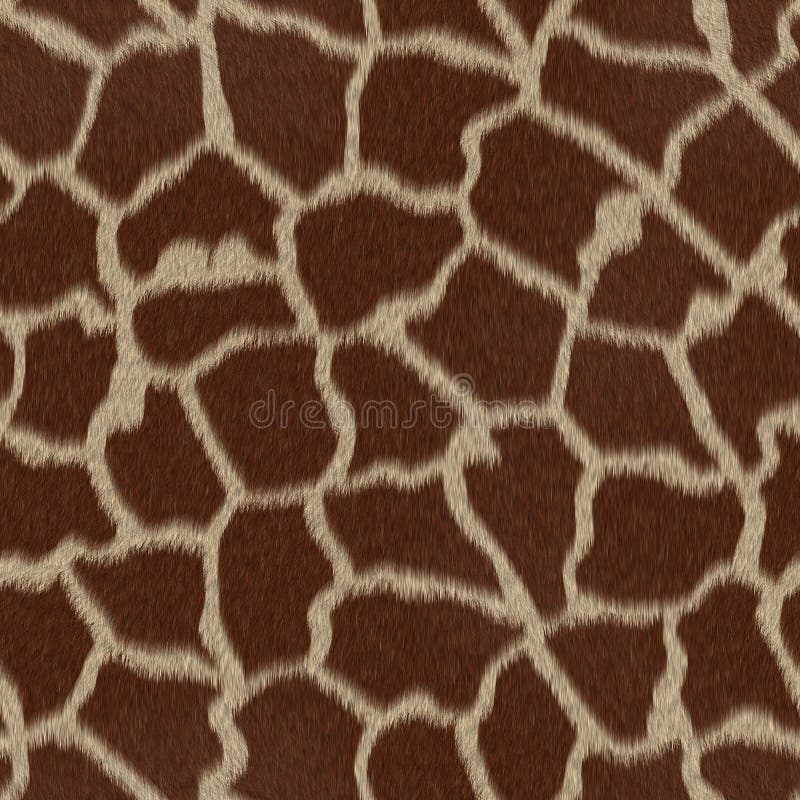 Seamless Giraffe Repeating Pattern Texture Stock Illustration ...