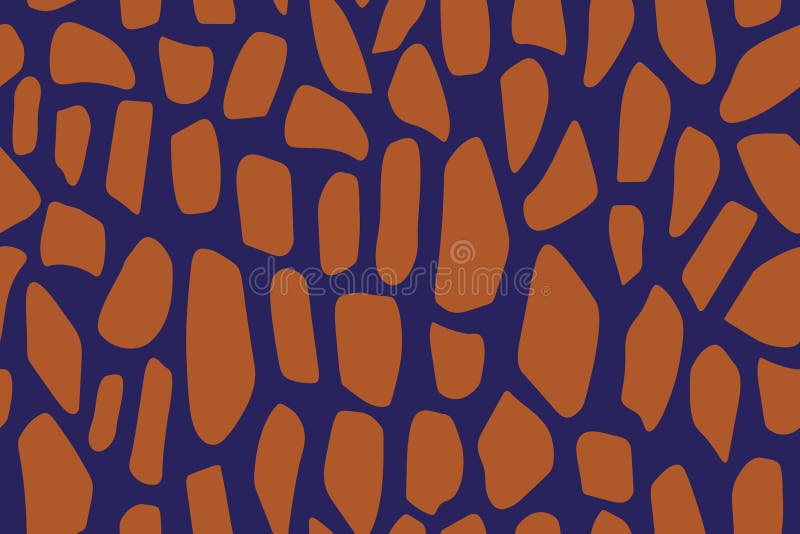 Seamless Giraffe Skin or Abstract Pattern Stock Vector - Illustration ...