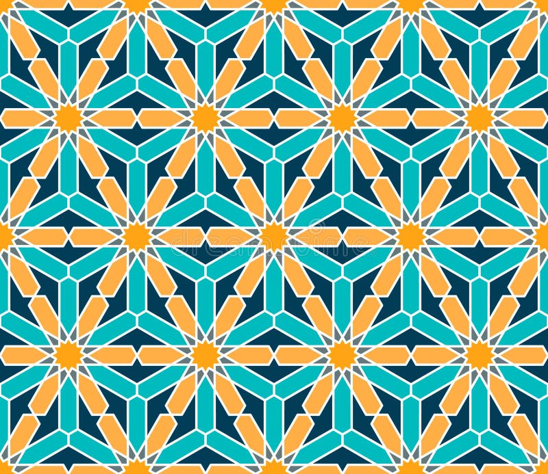 Seamless Girih Pattern. Traditional Islamic Design. Mosque Decoration ...