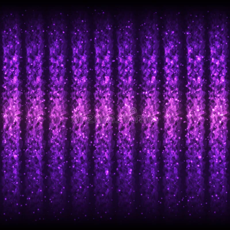 Seamless Glowing Pattern of Vertical Violet Wave Lines for App, Stock ...