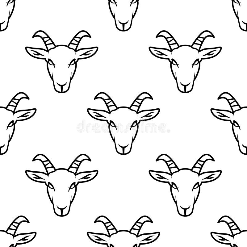 Goat Head Stock Illustrations – 21,857 Goat Head Stock Illustrations ...