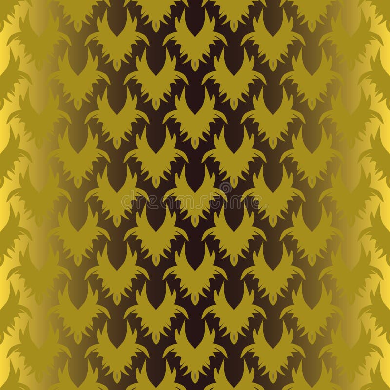 Gothic gold wallpaper stock illustration. Illustration of black - 5420777