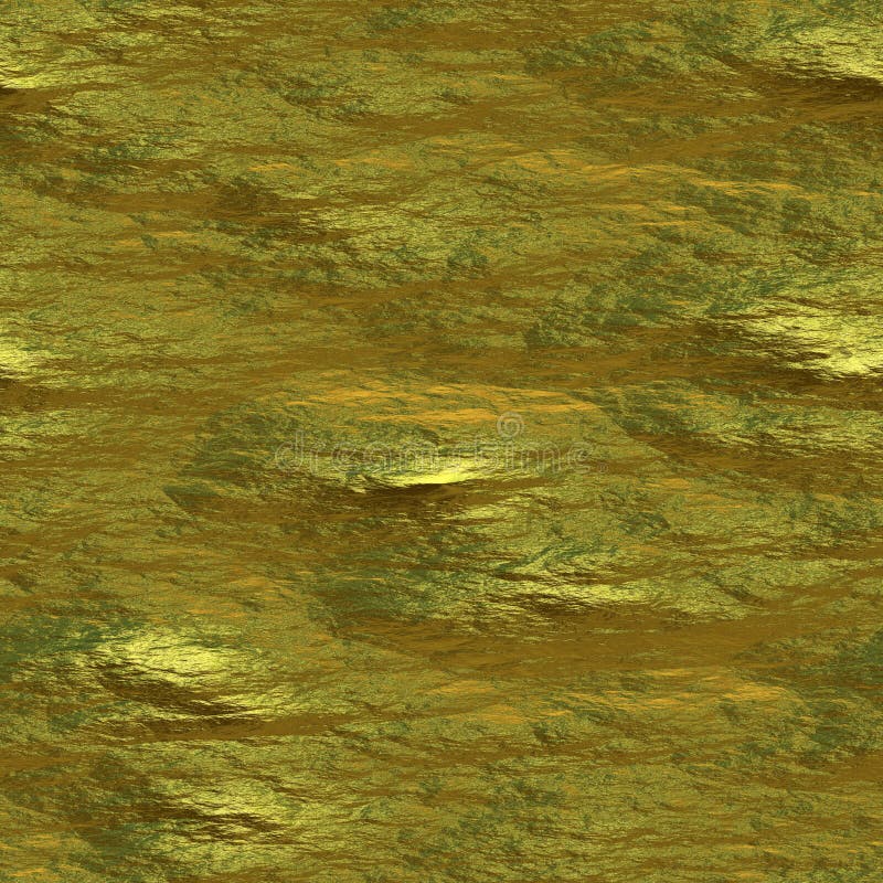 Seamless Gold Metal Pattern Stock Illustration - Illustration of vein ...