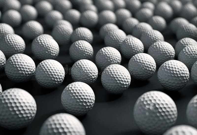 Seamless Golf Ball Pattern Stock Illustration Stock Illustration ...