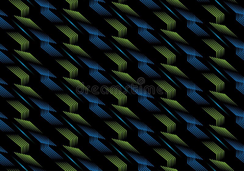 Seamless Gradient Degrade Stripe Line Pattern Vector, Geometric ...