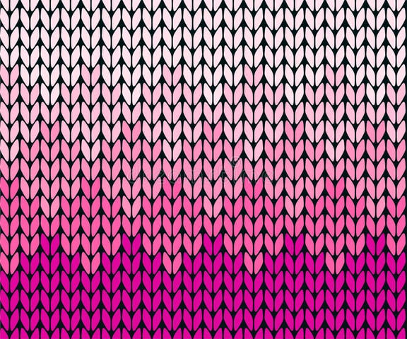 Seamless Gradient Knitting Pattern Stock Vector - Illustration of ...