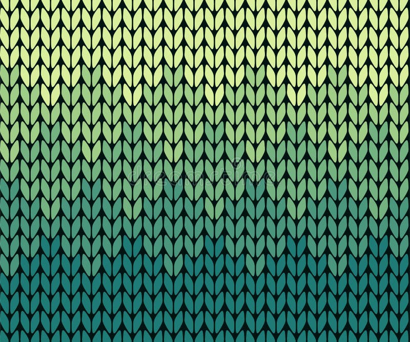 Seamless Gradient Knitted Pattern Stock Vector - Illustration of design ...