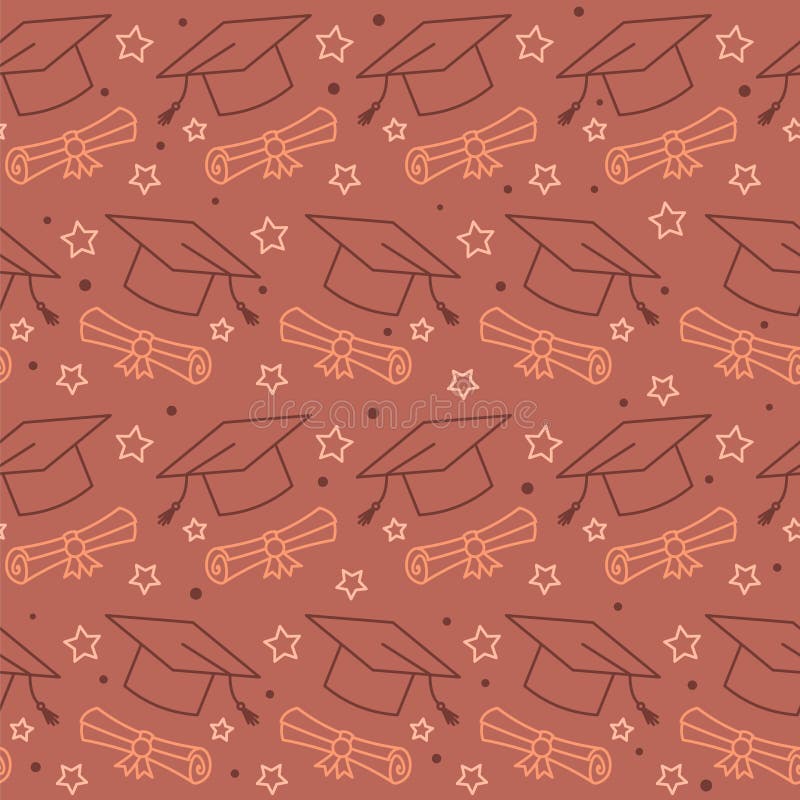 Seamless Graduation Swirl Background Stock Vector - Illustration of ...