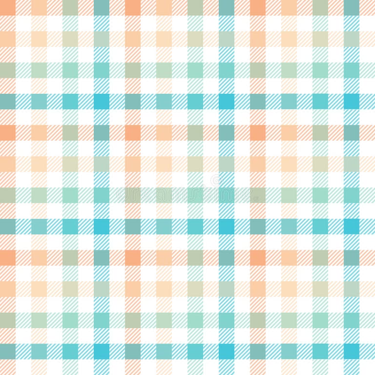 Seamless Graph Paper Pattern and Checkered Background. Stock Vector ...