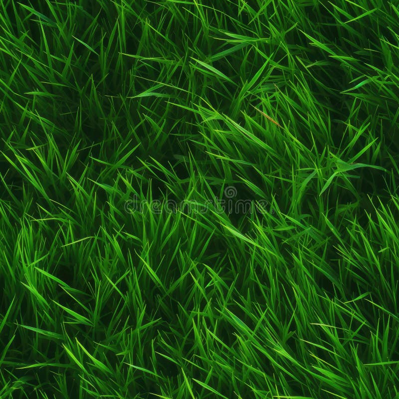 Seamless Grass Herb Turf Texture Generative AI Illustration Stock ...