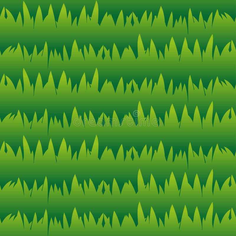 Seamless Grass Pattern, Lawn Nature Illustration for Wallpaper Stock ...