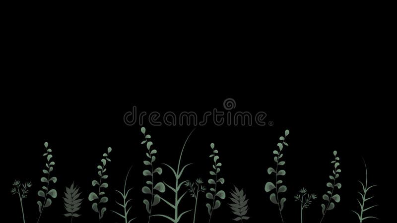 Seamless Grass Pattern Moving in the Wind in Alpha Channel Looping ...