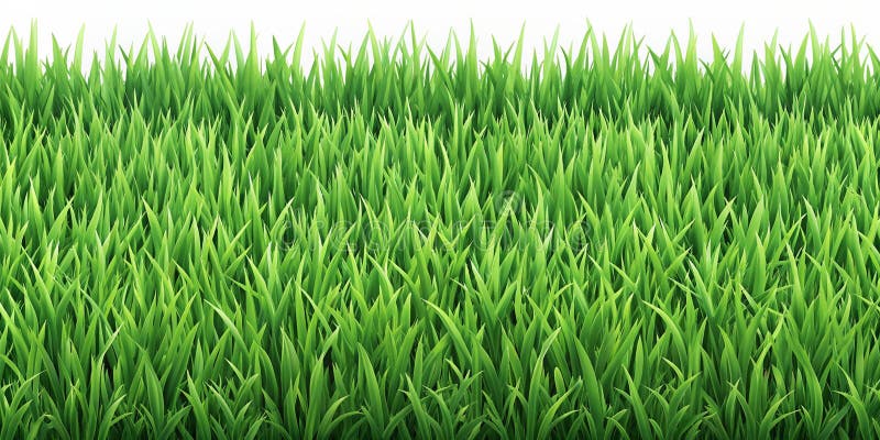 Seamless Grass Realistic Lawn Horizontal Pattern Creative AI Stock ...