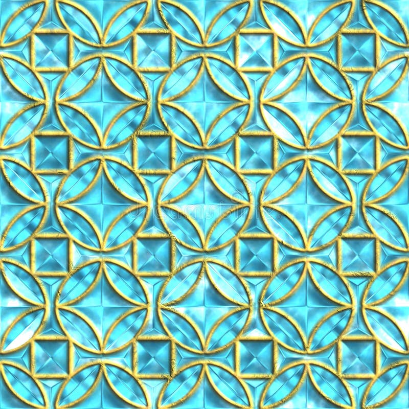 Metallic escher pattern stock illustration. Illustration of iron - 11269023