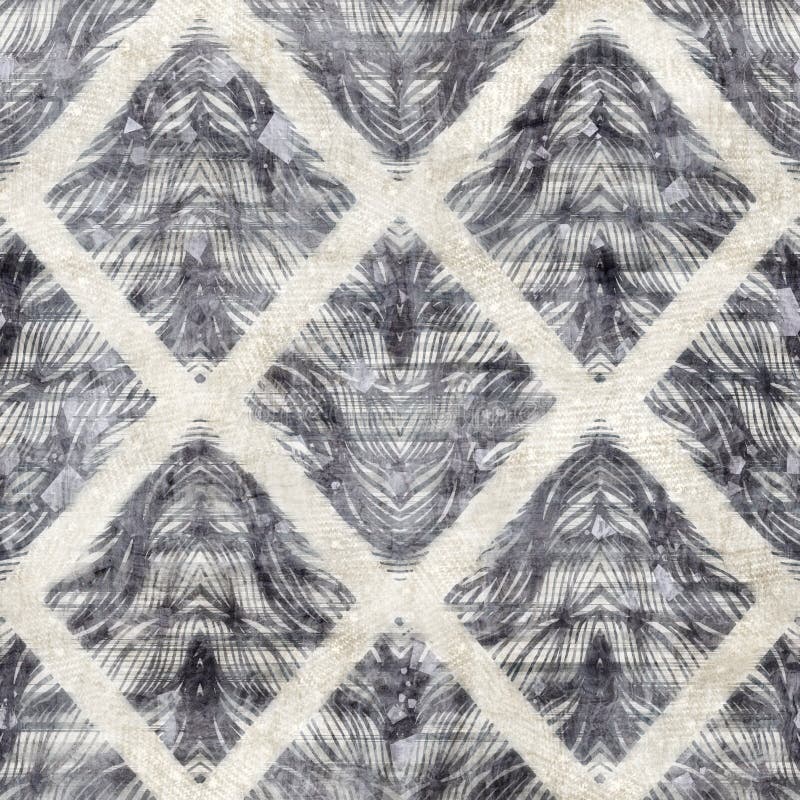 Seamless Gray and Cream Grungy Damask Pattern for Surface Design and ...