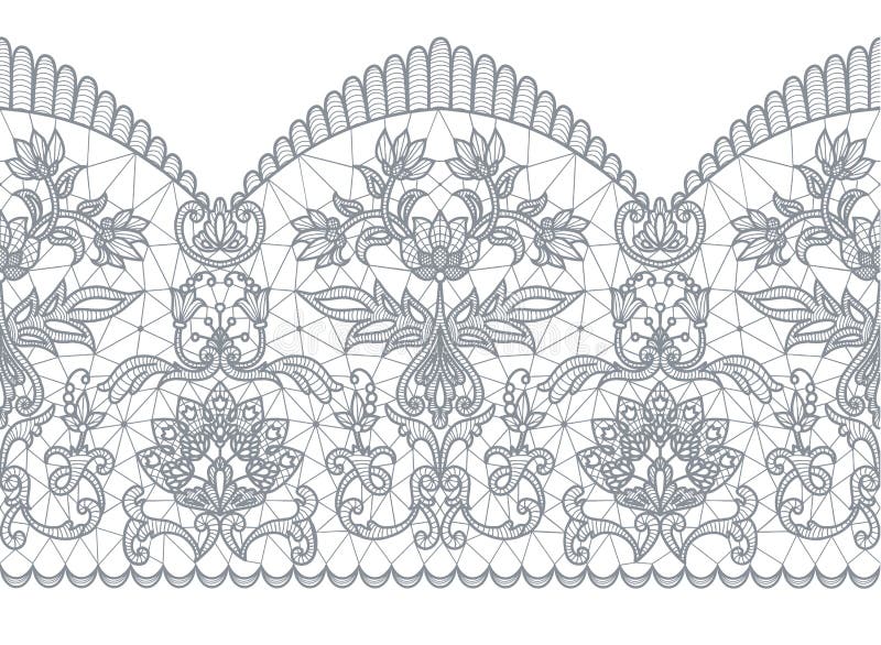 Gray lace background stock vector. Illustration of decoration - 122141682