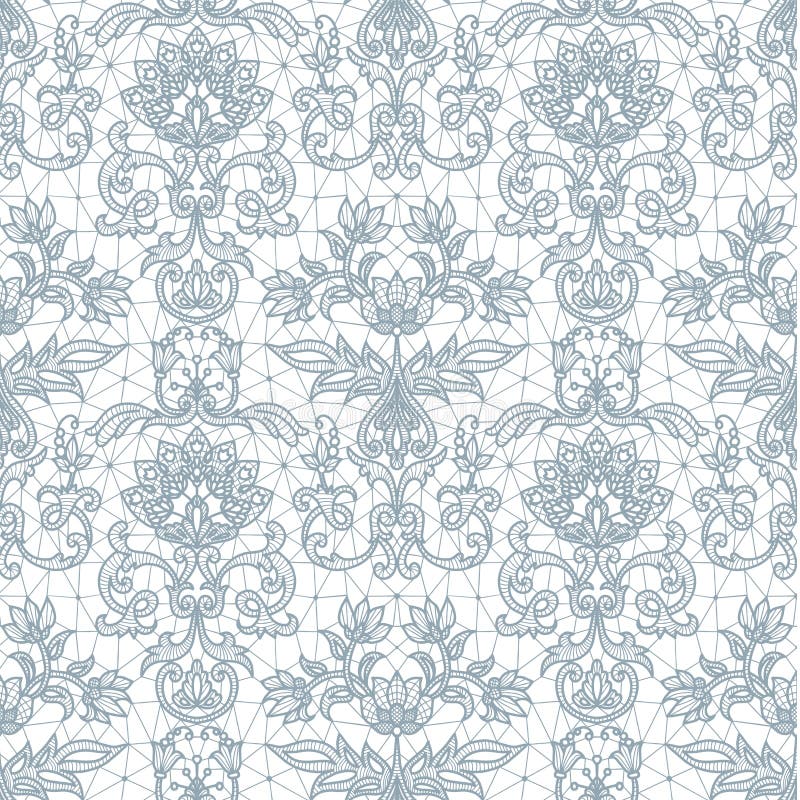 Gray lace background stock vector. Illustration of decoration - 122141682