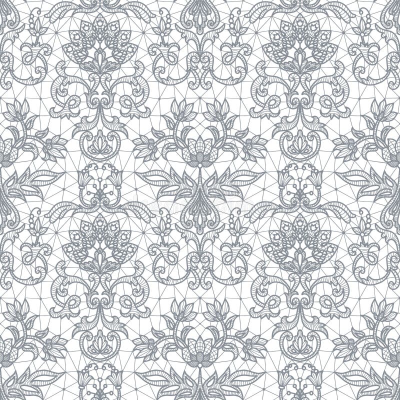 Gray lace background stock vector. Illustration of decoration - 122141682